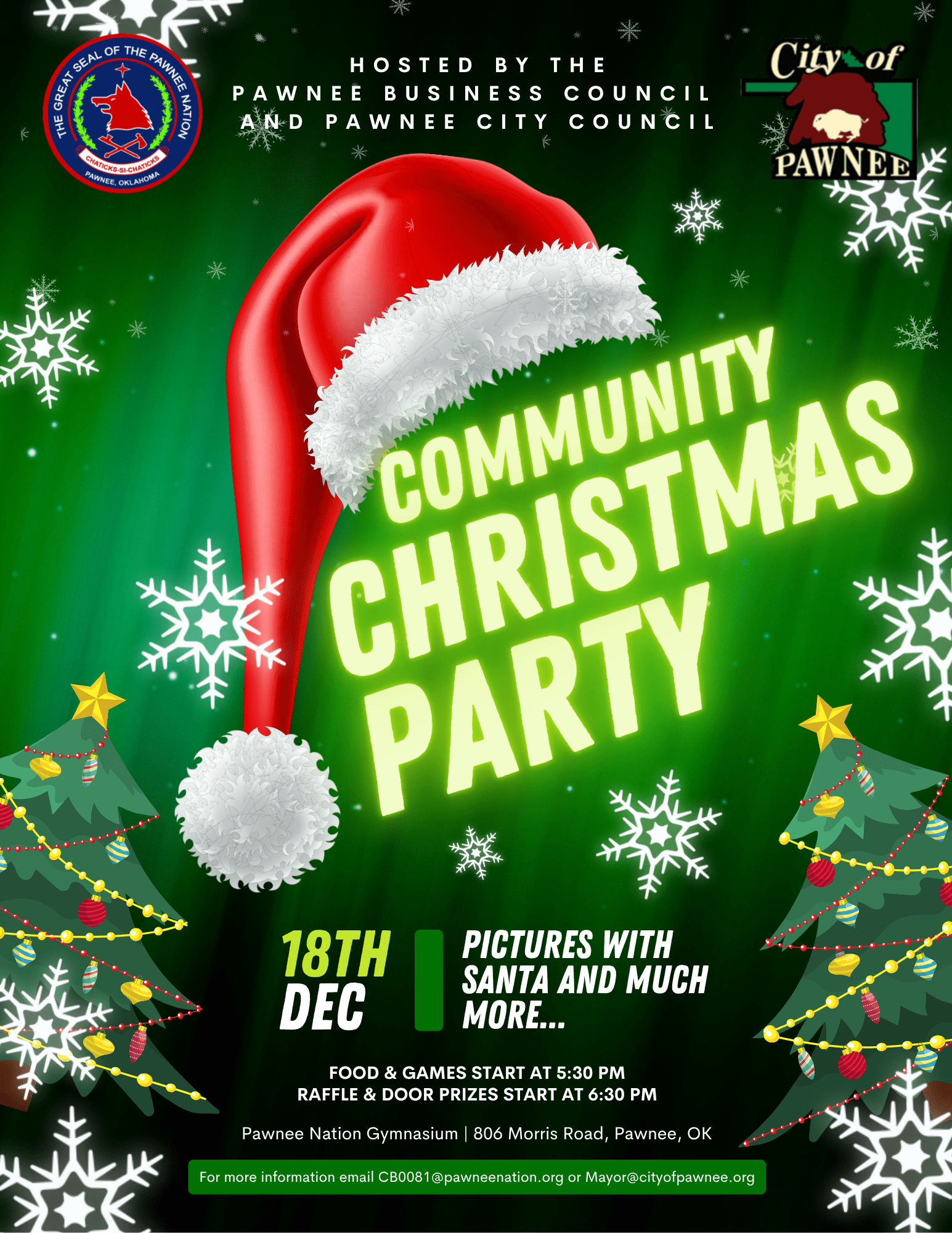 COMMUNITY Christmas PARTY!!!🌲🎅🏽 | Pawnee Nation of Oklahoma